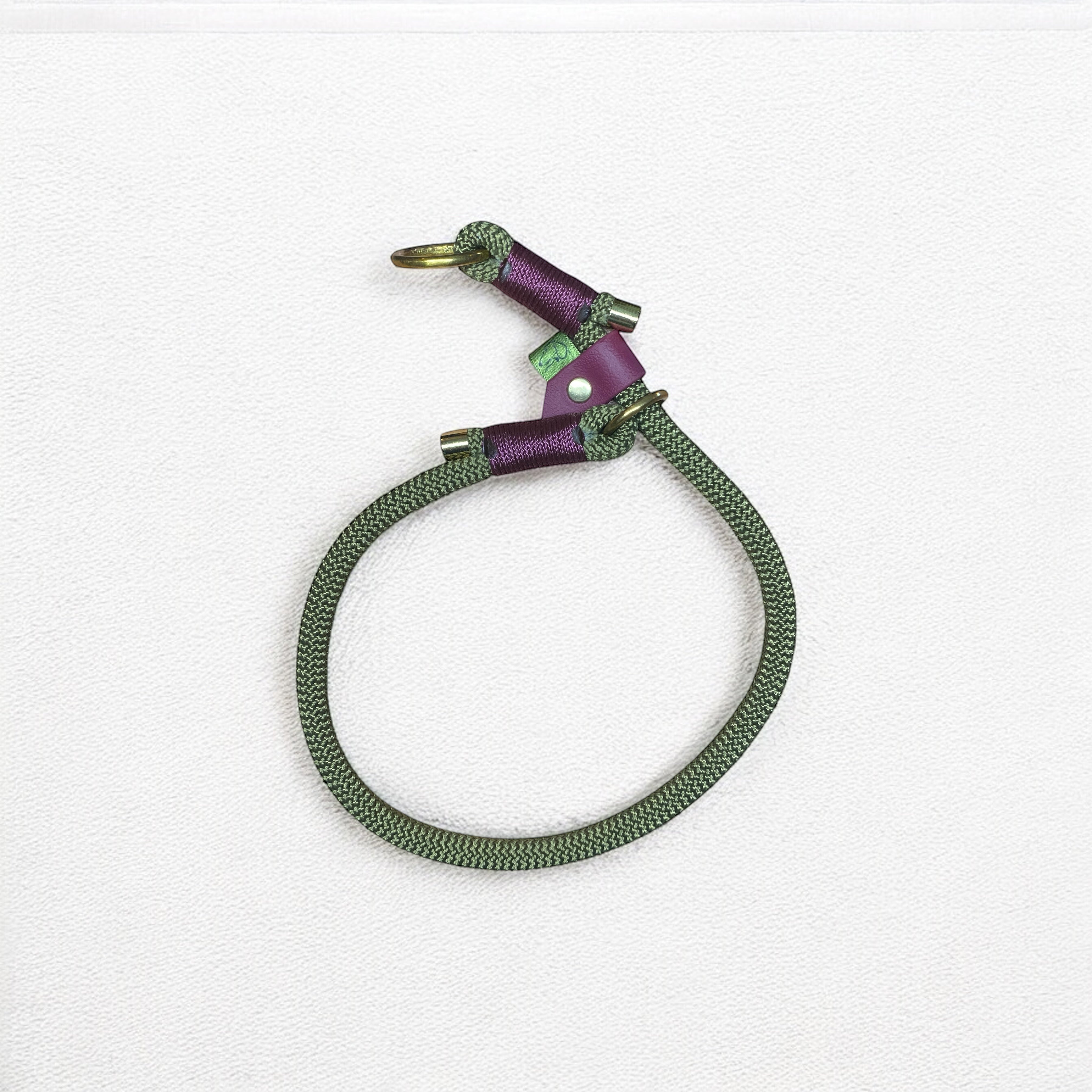 Adjustable Slip Collar | 10mm Training | Green Dog